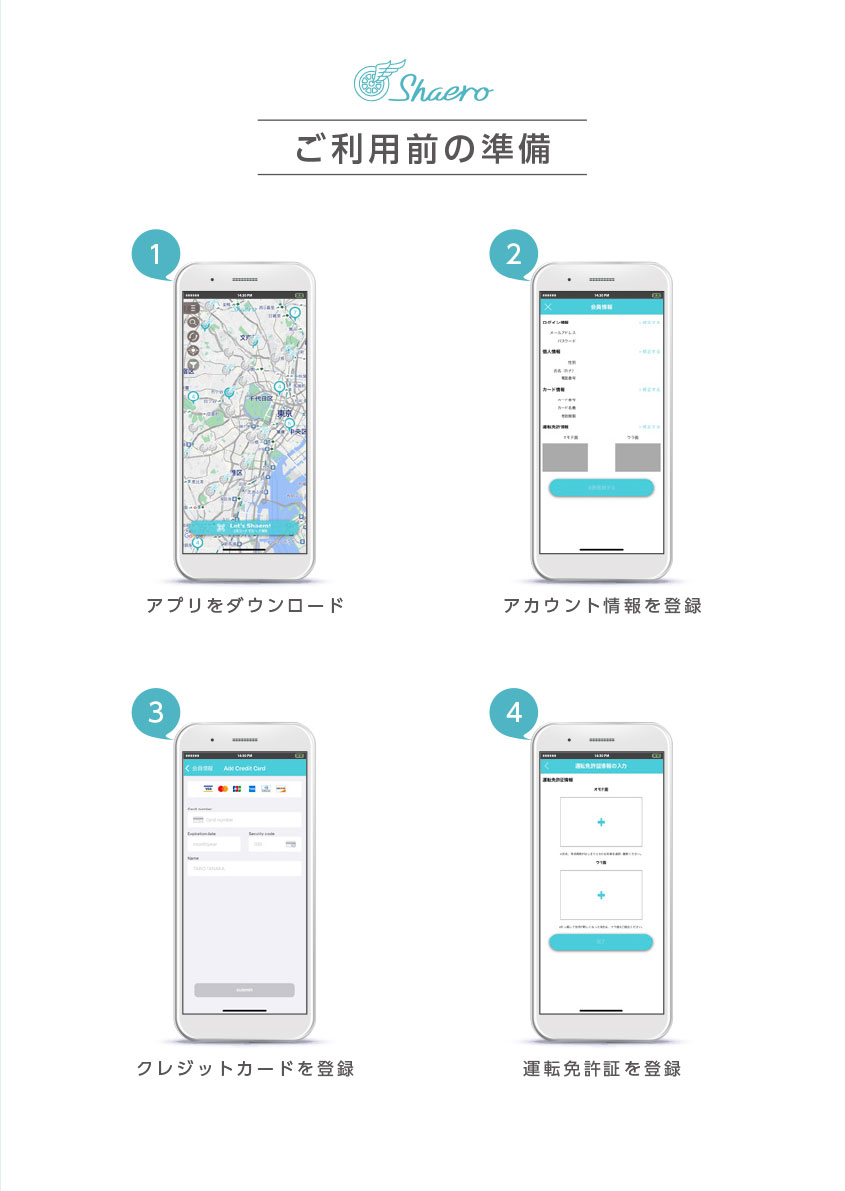 Shaeroバイクのご利用ガイドブックを制作・公開 | shaero - 移動をシェアするスマートモビリティ