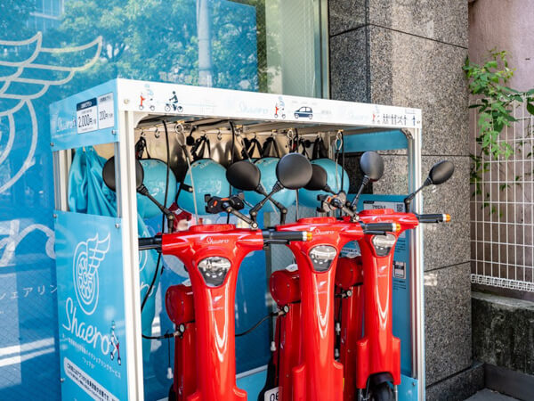 Shaero（シェアロ）- 国内初！折りたたみ電動バイクのシェアリングサービス